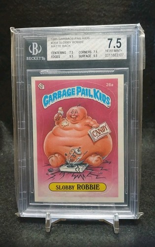 1985 Topps Garbage Pail Kids Series 1 OS1 BGS 7.5 Slobby Robbie | eBay