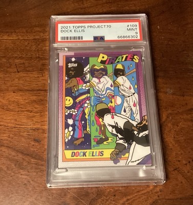 Topps Project 70 Card 109 Dock Ellis By Ermsy PSA 9 | eBay