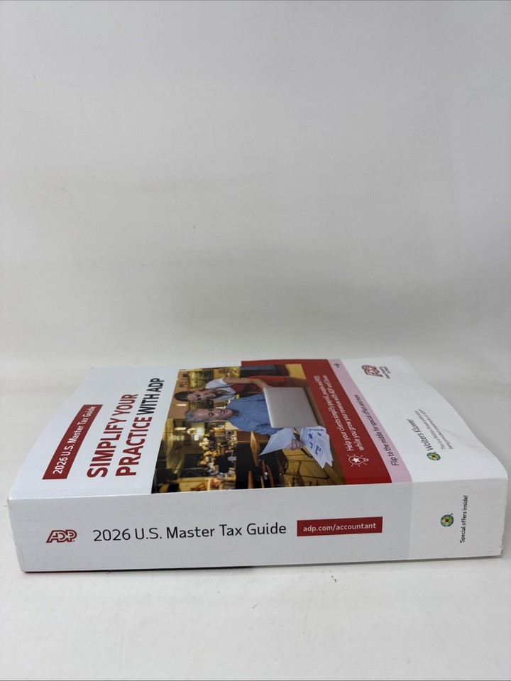 U.S. Master Tax Guide 2026, 109th Edition. Paperback by Wolters Kluwer ...