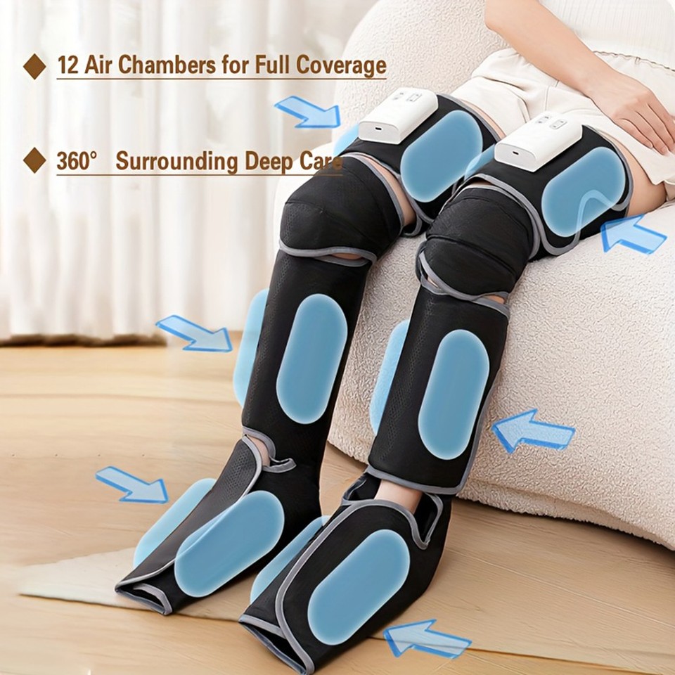 Electric Leg Massager with Air Compression Foot Calf Massage Machine ...