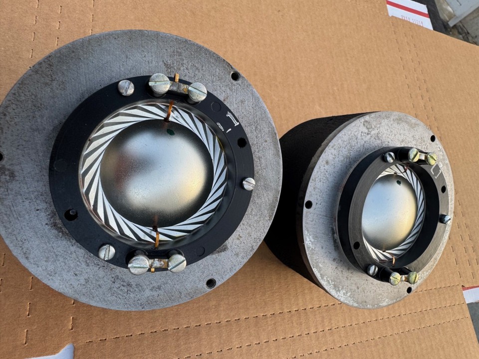 CLEAN !! ALTEC 802C First model wrinkle paint black pair | eBay