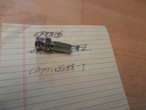 LOT/20 BNC MALE TWIST ON RG59 COAX CPFI-UG88-4 BNC CONNECTOR,NOS | eBay