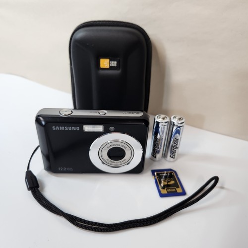 Samsung SL40 Digital Camera 12.2MP 3x Zoom Black Bundle Tested ...