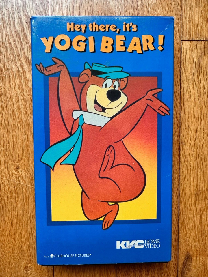 HEY THERE, it's YOGI BEAR! - VHS Clubhouse Pictures KVC 1986 RARE COVER ...
