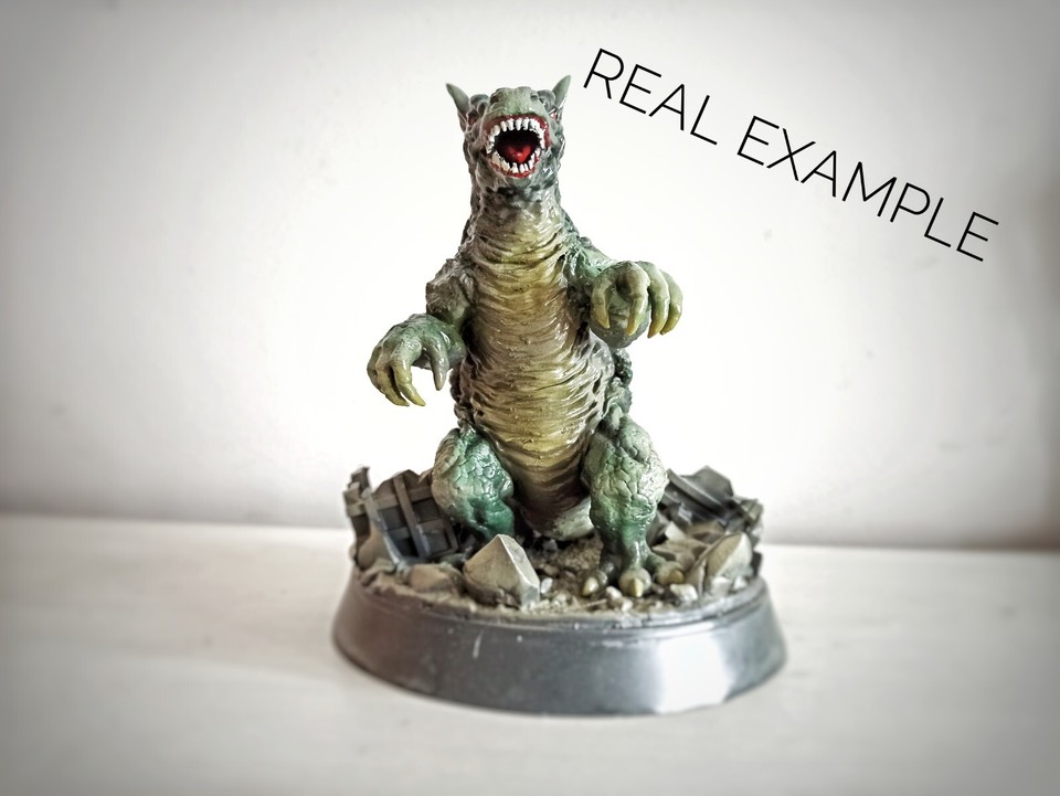 Gorgo Kaiju Monsterverse Figure High Quality 12K Abs Resin 3D Printed ...