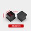 Rubber Square Plug for Metal Pipe Tubing Caps, Chair Glides Cap 10mm ...