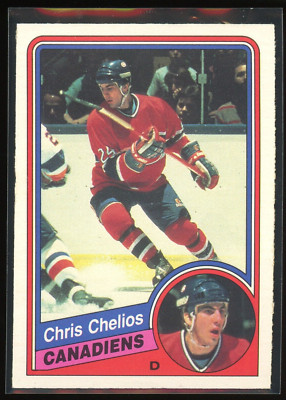 Chris Chelios RC 1984-85 O-Pee-Chee #259 OPC Rookie NHL Montréal EX | eBay