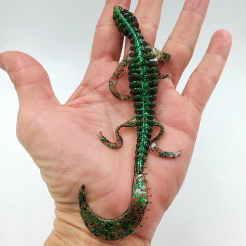 Greg Stump's Original 6" Zipper Lizzard 8 Count Pack WL-88BG Sour Grape ...