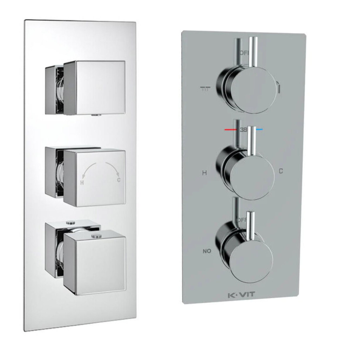 Three Handle Shower Faucet Bélanger 1960R 3 Handle Tub/Shower