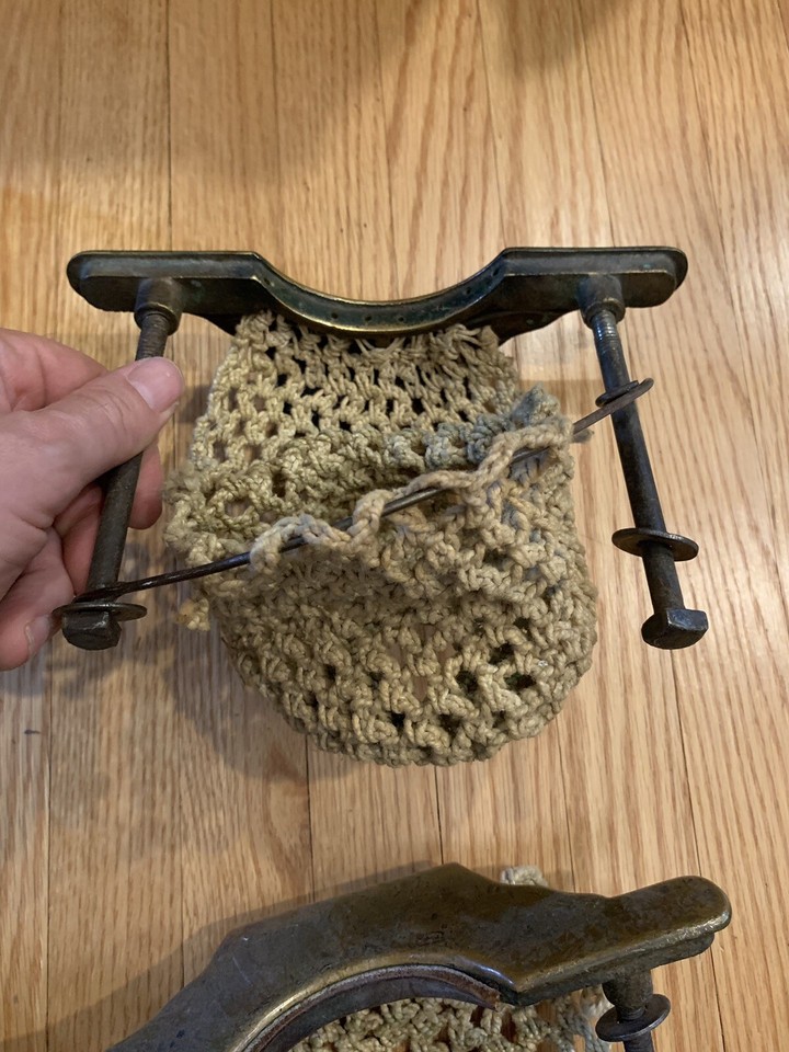 Lot Of 6 Vintage Or Antique Pool Table Pocket Irons with Netting | eBay