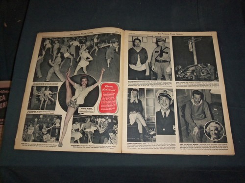 1945 AUGUST THE NATIONAL POLICE GAZETTE MAGAZINE - ERNESTINE CLARK - B ...