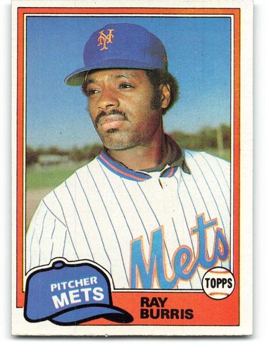 1981 Topps #654 Ray Burris NM Near Mint Mets | eBay