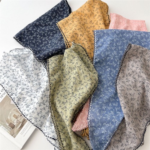 Petite Fleur Mince Foulard Étroit Cou Foulards Foulard Tout-Match ...