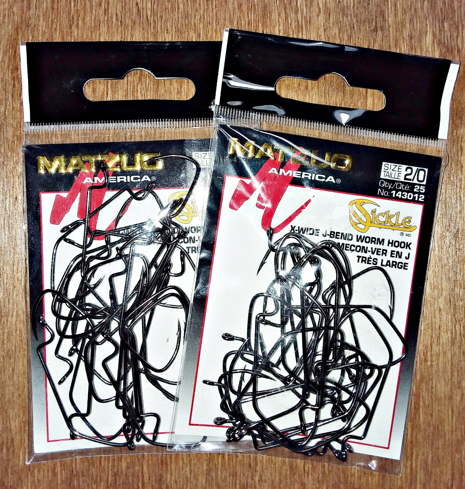 25ct Matzuo Hooks ☆YOU PICK☆ Wide Gap Worm Bait Holder Sickle Octopus ...