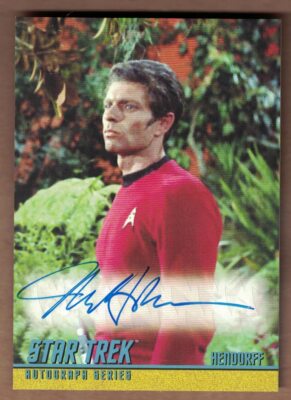 2020 STAR TREK ARCHIVES AND INSCRIPTIONS AUTO MAL FRIEDMAN/HENDORFF IN ...