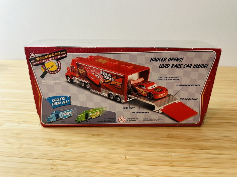 Disney Pixar Cars 95 Lightning McQueen Rust-Eze Mack Hauler #1 NIP | eBay