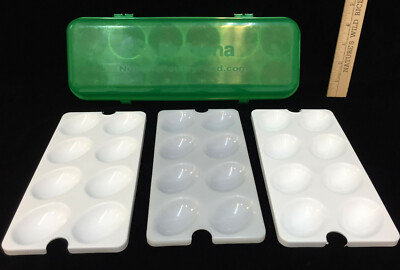 Tupperware Deviled Egg Tray Inserts & Egg Carton Plastic Reusable ...