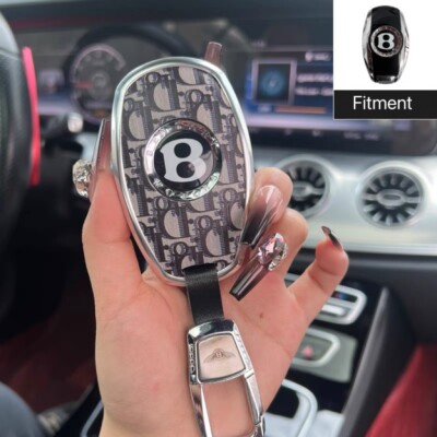 3 Button Remote Key Fob Cover Case for Bentley Bentayga Continental ...