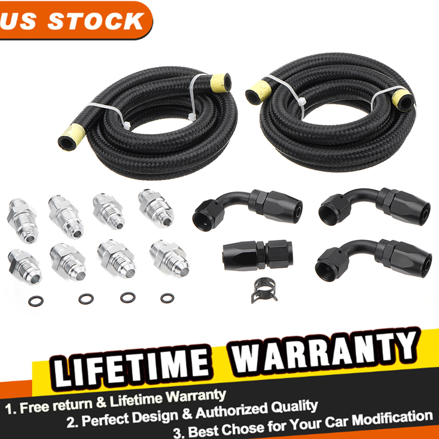Steering Pump Hose Kit Universal For LS Swap Pressure Return Line LS1 ...