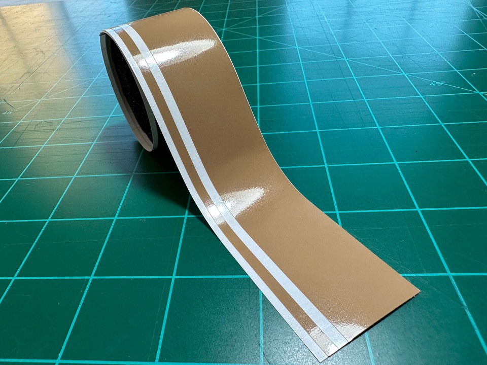 3"x72" V2 Glossy Vinyl Racing Stripes Decals Pinstripes | eBay
