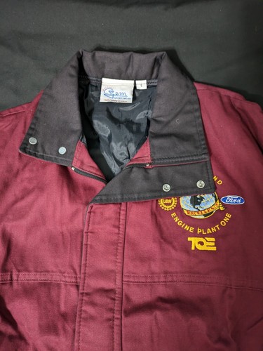 Union Made Ford Cleveland Engine Auto Plant UAW Jacket Coat Adult Size ...