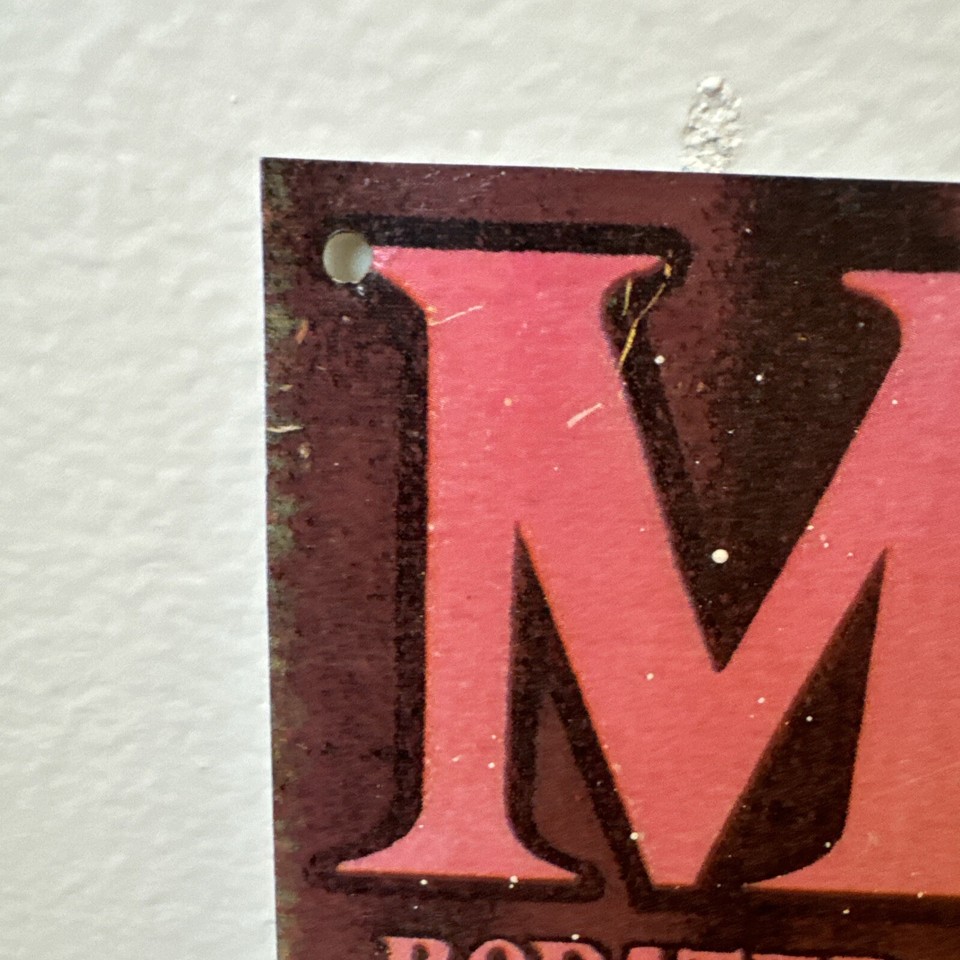 Retro Mennen's Borated Talcum Toilet Powder Metal Tin ADVERTISING SIGN ...