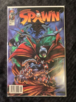 Spawn #48 Newsstand UPC 1:100 Variant Image Comics 1996 Todd McFarlane ...