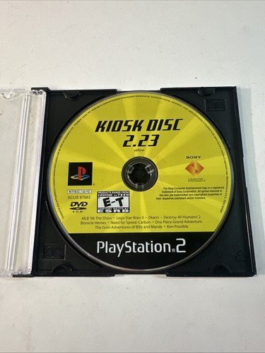 SONY Playstation 2 - PS2 KIOSK DISC 2.23 - Promo Not for Resale | eBay