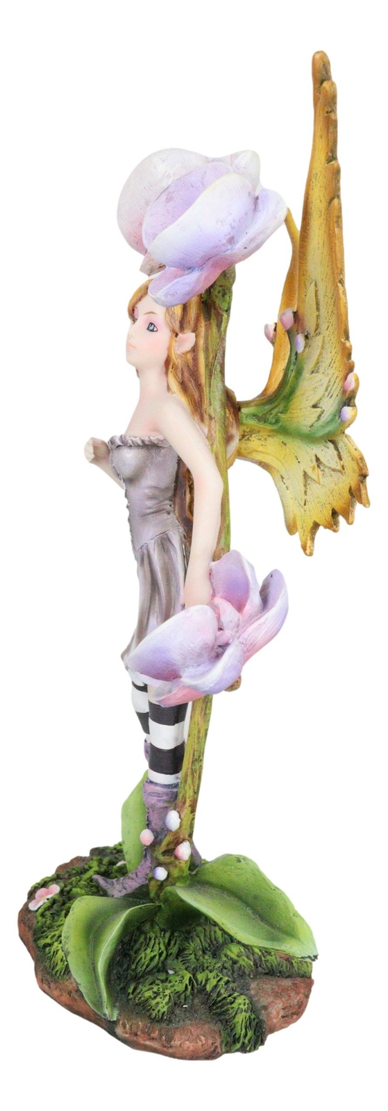 Beautiful Tropical Purple Orchid Blossoms Elf Magic Fairy With Ladybug ...