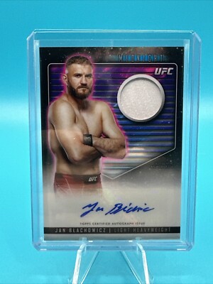 Jan Blachowicz 2024 Topps Midnight UFC Relic Patch Auto | eBay