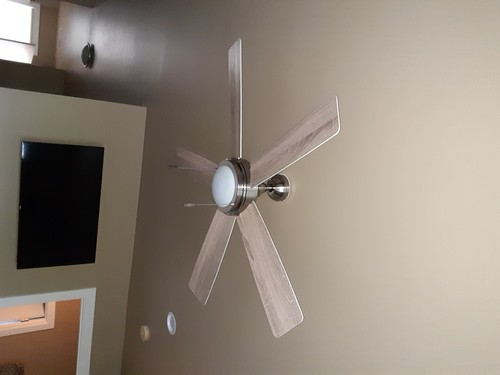 52" Honeywell Hamilton Ceiling Fan Brushed Nickel for sale online | eBay