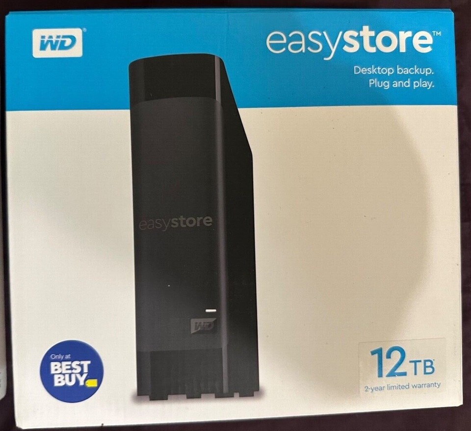 External Hard Drives - Seagate Backup Plus/Western Digital easystore - 8-12TB | eBay