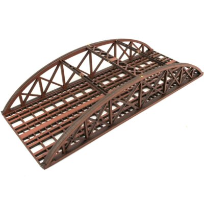 N Gauge Double Track MDF Bowstring Bridge Red Kit 200mm Model ...