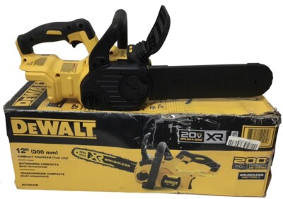 DEWALT 20V MAX XR DCCS620B 12 IN. 20 V BATTERY CHAINSAW (EPJ027620) | eBay