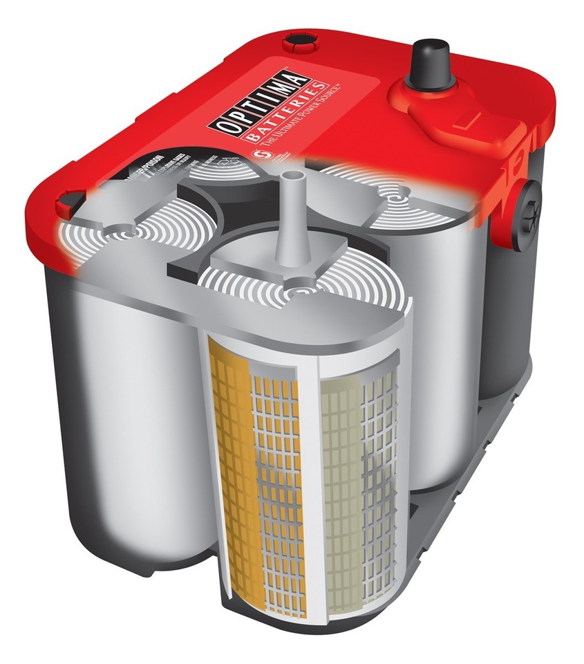 BATTERIA OPTIMA RED RTC 50Ah 1000A ULTIMA PRODUZ 2025 NUOVO LOGO 3 ANNI ...