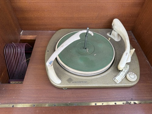 Standing Telefunken Vintage Record Radio Console. Authentic Made in ...