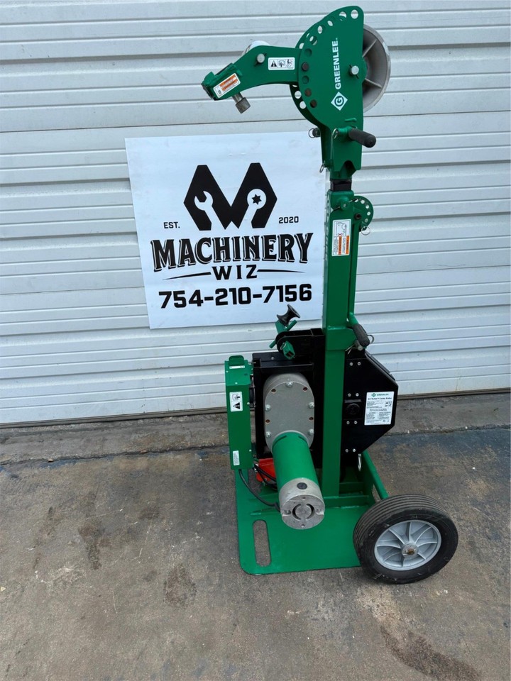 GREENLEE G6 Turbo 6000 LB Cable Puller, Force Gauge & Foot Switch L@@k ...