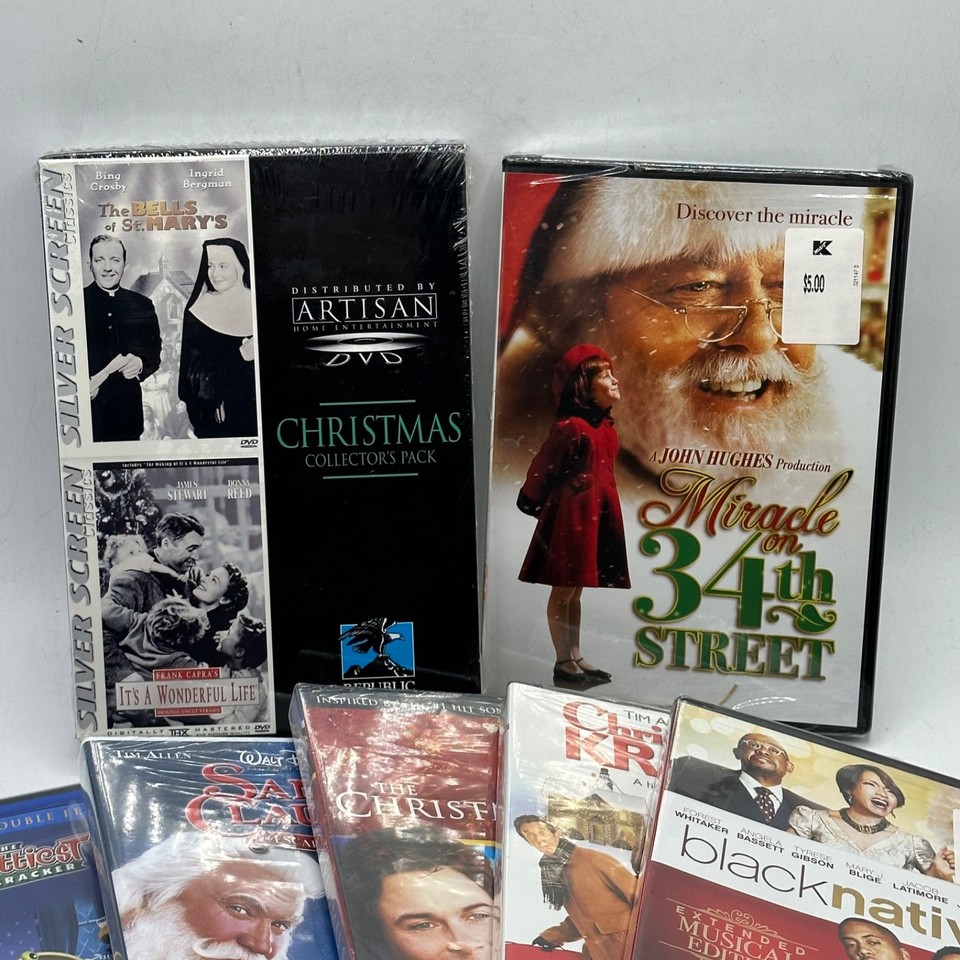 Lot of 7 Assorted Christmas Movies DVD Bulk DVDs - SEALED | eBay