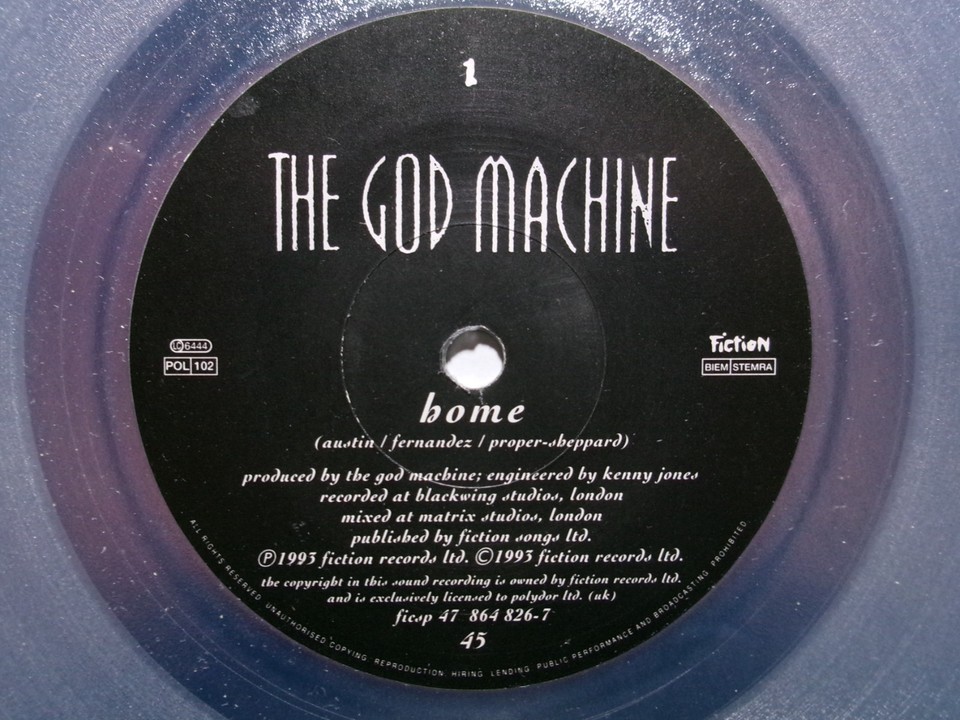 THE GOD MACHINE HOME WHAT TIME IS LOVE FICTION FICSP 47 INDIE ROCK ...