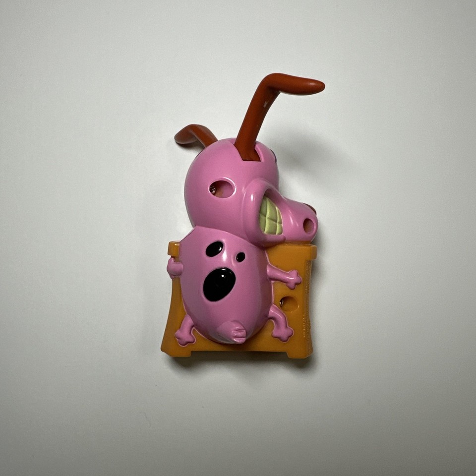 RARE Courage the Cowardly Dog Toy Figure Cartoon Network 2003 ...
