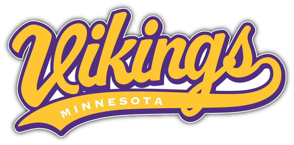 Minnesota Vikings Logo NFL Sport Car Bumper Sticker Decal ''SIZES'' | eBay