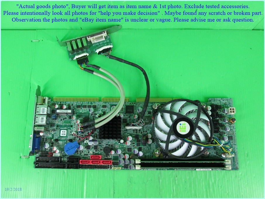 IEI WSB-H610-DVI-R10, CPU PICMG LGA1155 as photo, sn:0794, Tested ...