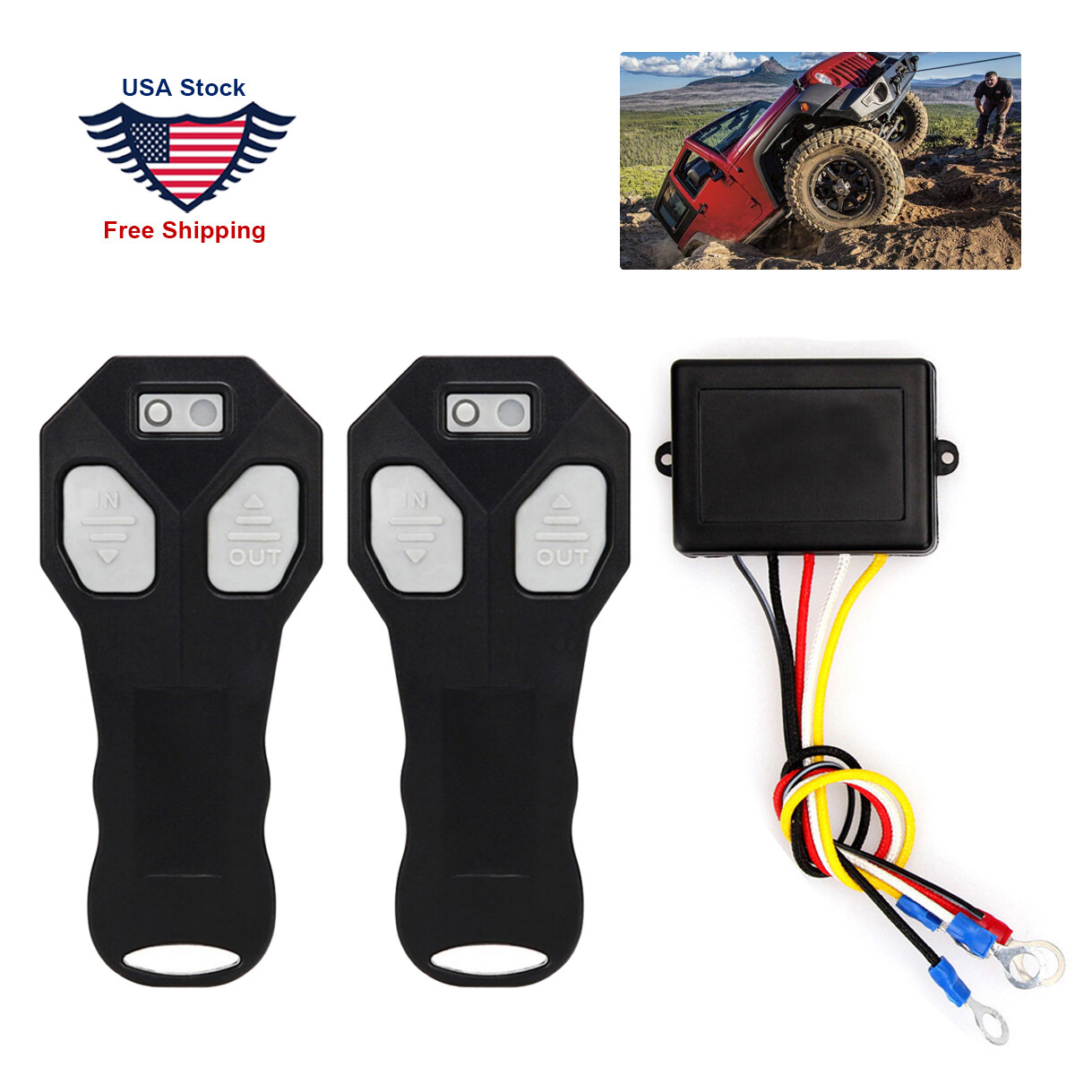 Wireless Winch Remote Control Kit Wireless Remote Control Switch 1