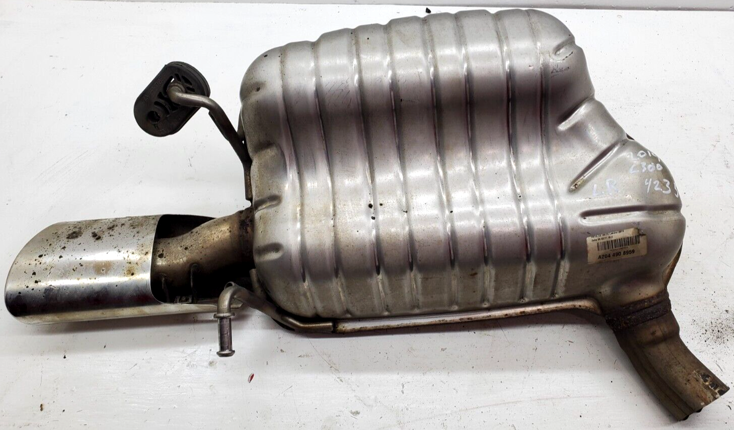 2012-2014 MERCEDES C300 OEM LEFT REAR EXHAUST MUFFLER | eBay
