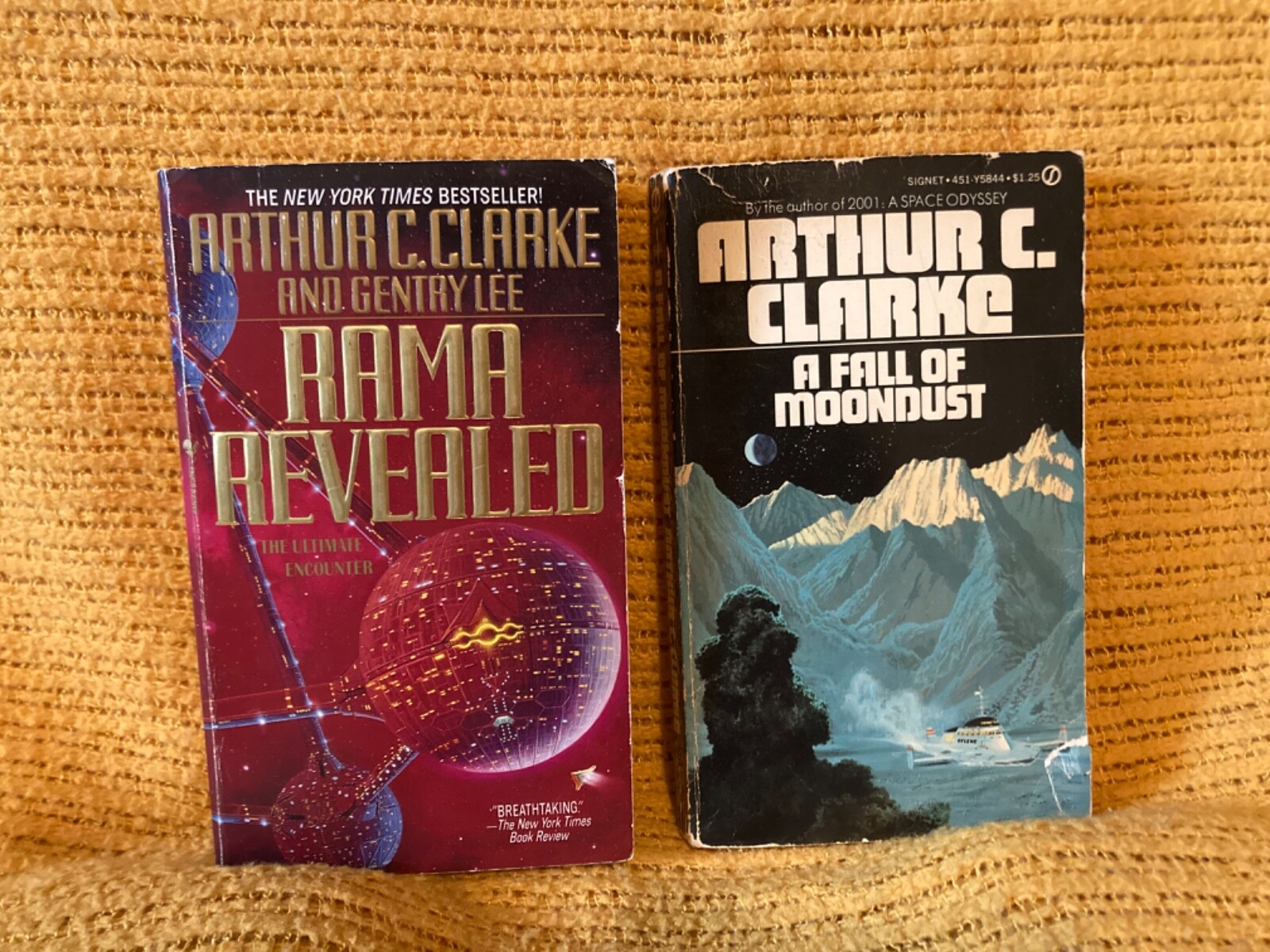 Rama Revealed, A Fall Of Moondust (Bantam, Signet, Arthur C. Clarke ...