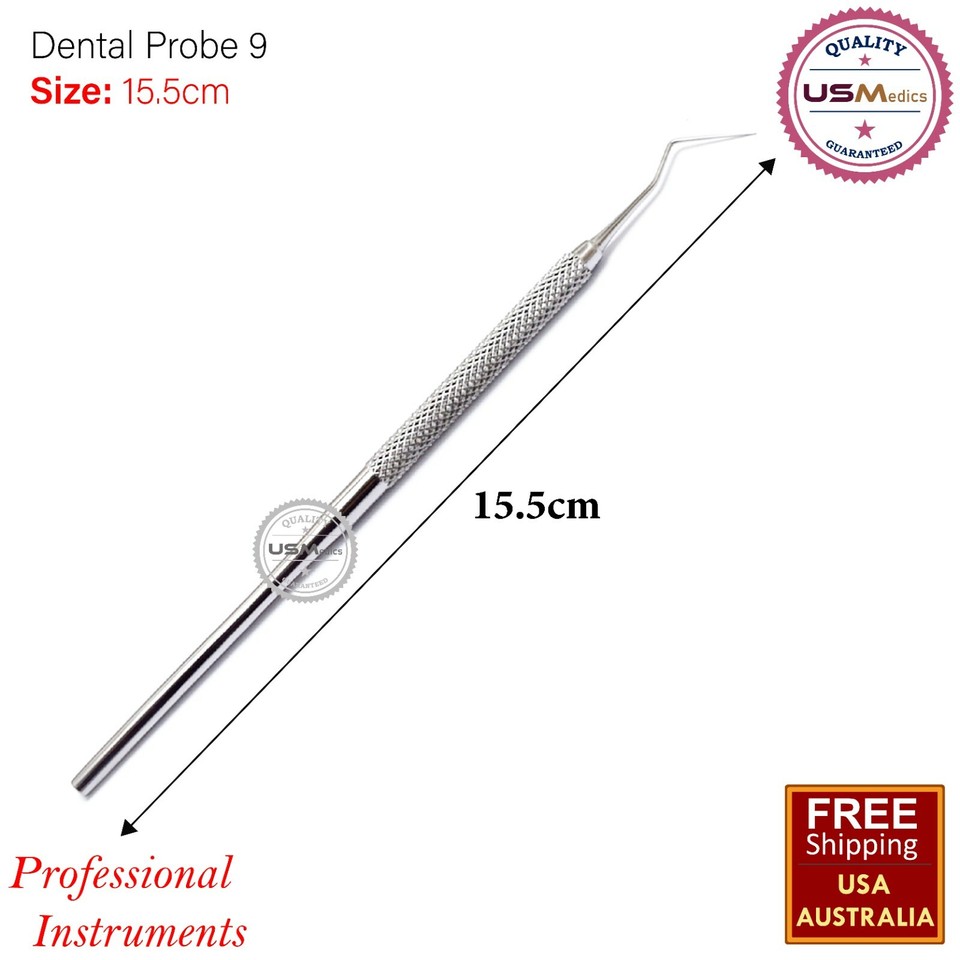 X3 Probe 9 Diagnostics Endodontics Explorer Periodontal Lab Tooth ...