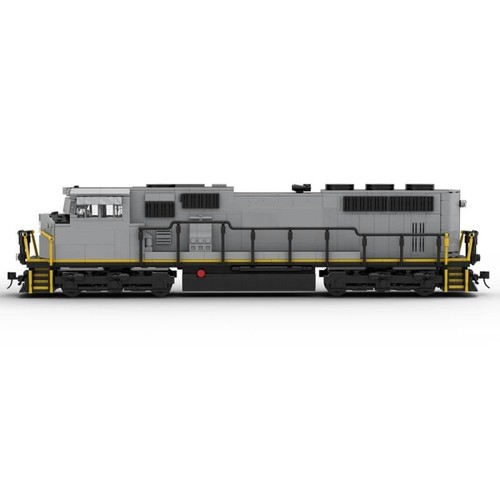 SD70MAC KCS Train Model 2064 Bricks/Dynamic Version MOC-145298 High ...