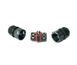 Waterproof Connector LLT-USA L16 IP67 2 Pin Screw Terminal Cable field ...
