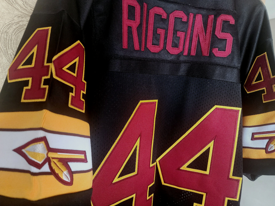NEW TAG Washington Redskins #44 John Riggins Dual Patches sewn MENS ...