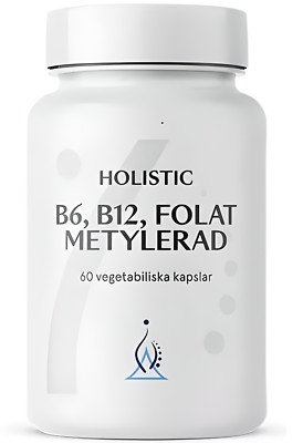 Folic Acid Methylated - Vitamin B6, B12, Holistic® 60 Capsules (Sweden ...
